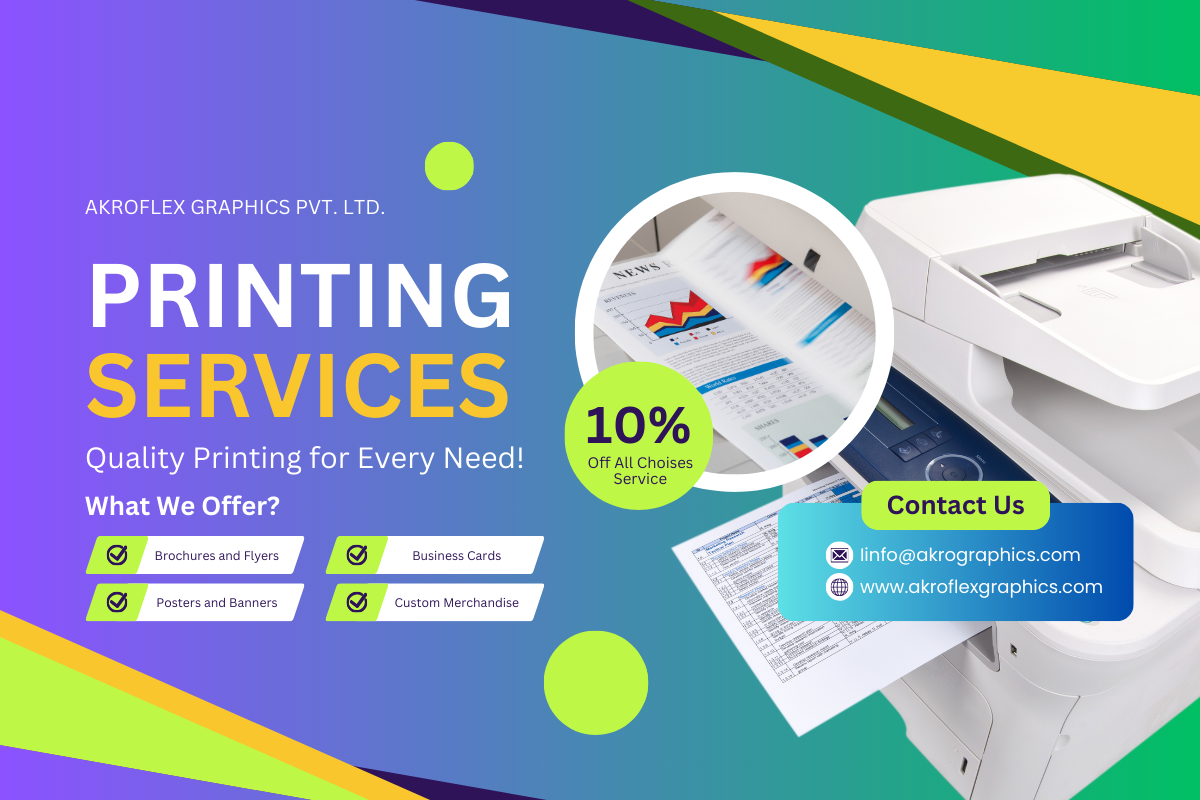 Akroflex Graphics pvt. ltd. – All types of printing work